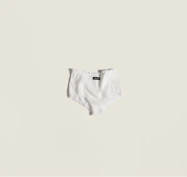 Miu Miu Slip Pointelle - Bianco