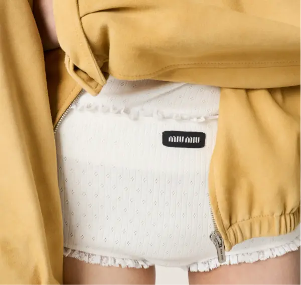 Miu Miu Slip Pointelle