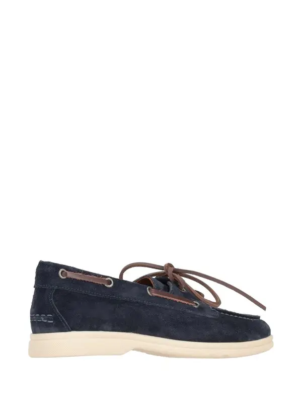 BEKK Fondo Latte Suede Lace-up Boat Shoes