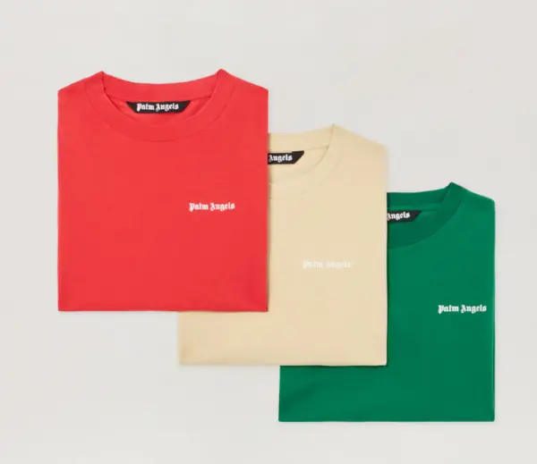 Palm Angels Rgb Classic Logo Tripack Tee