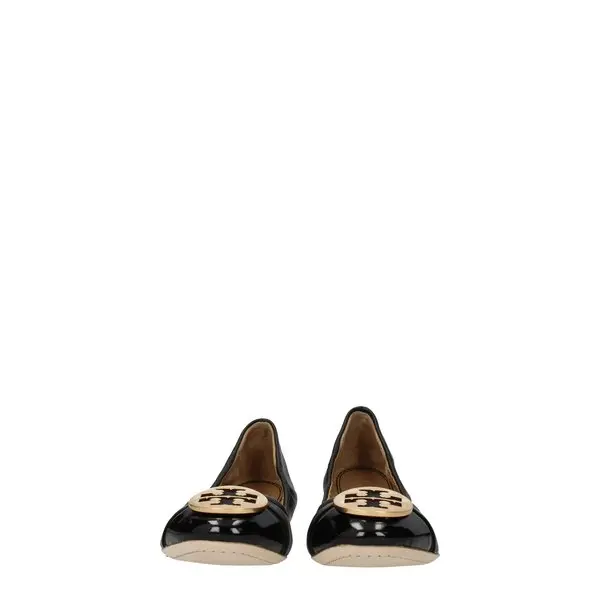 Tory Burch Leather Ballet Flats Black