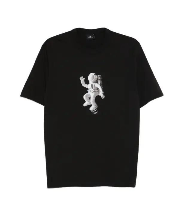 Paul Smith Astronaut Graphic T-shirt - Black