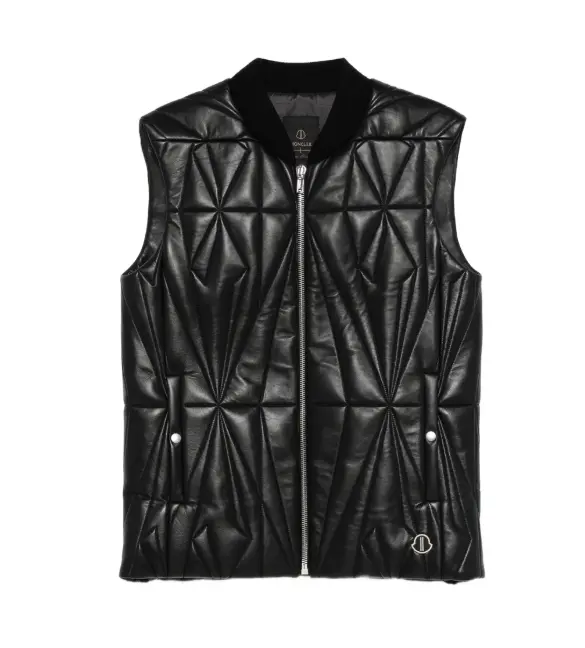 MONCLER + RICK OWENS Geocamo Flight Vest L109 N1 A00010 M8116 - Black
