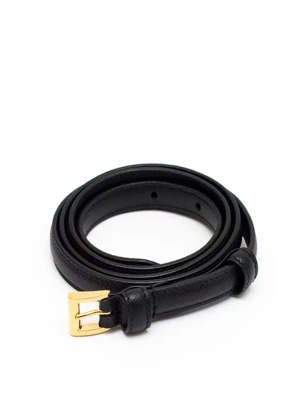 Prada 1cm Saffiano Leather Belt