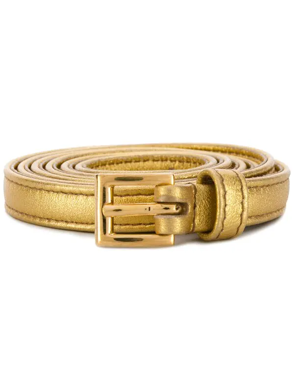 Prada Belt 1 Cm Nappa - Gold