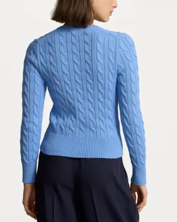 Ralph Lauren Cable Knit Long Sleeve Cardigan