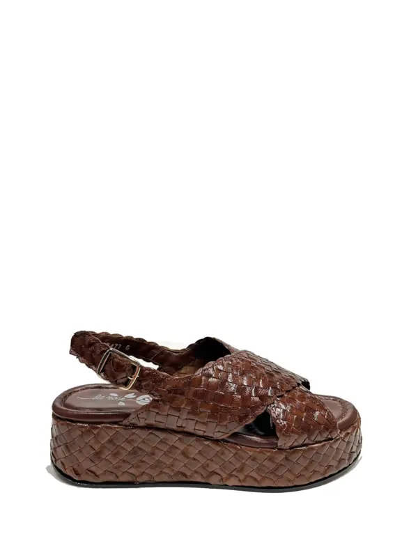 LA ROSE Maui Platform Wooden Sandal