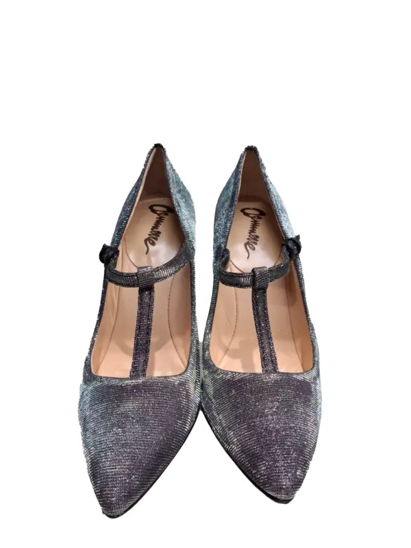 LA ROSE Lurex Pointed Pumps