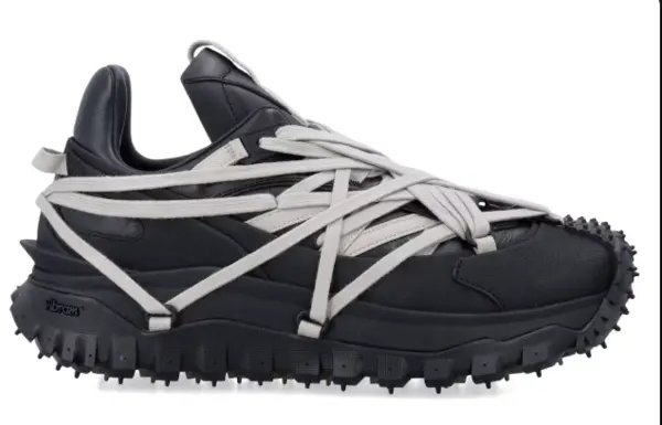 MONCLER + RICK OWENS Moncler X Rick Owens Trailgrip Megalace Sneakers - Black