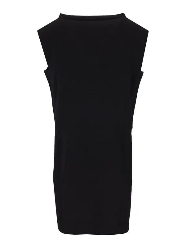 LA ROSE Gilet Links Cashmere Black