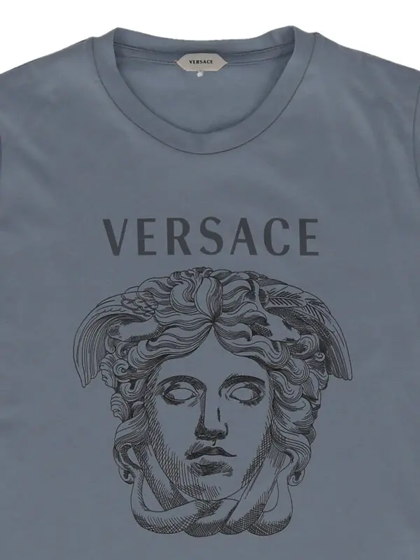 Versace T Shirt Jersey + St. Medusa Outline