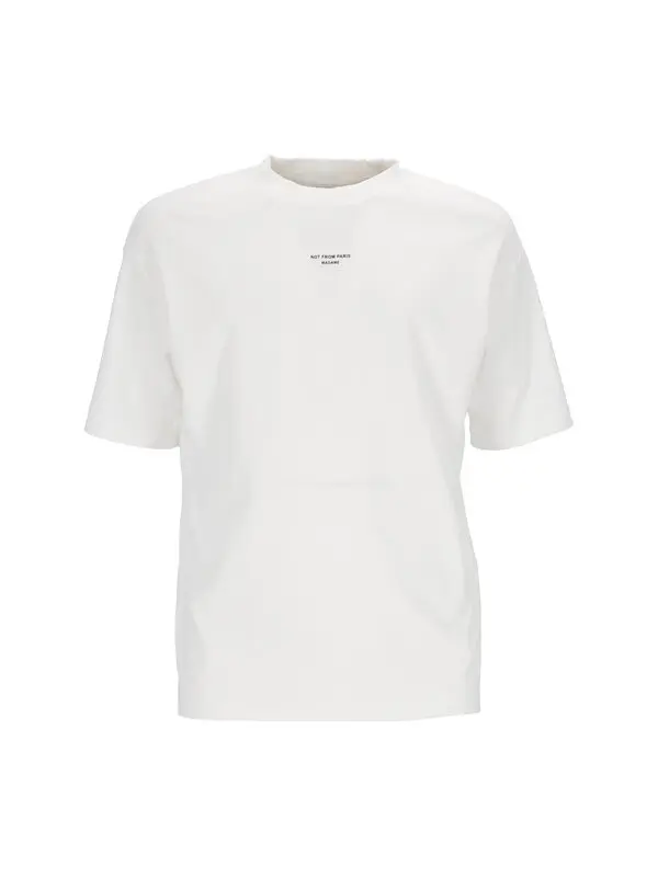 DR�LE DE MONSIEUR Drle De Monsieur Optic Classic Slogan T-shirt