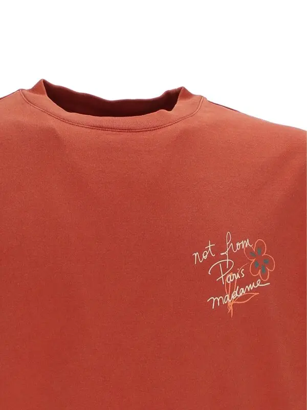 DR�LE DE MONSIEUR Dr Le De Monsieur "esquisse" Slogan T-shirt