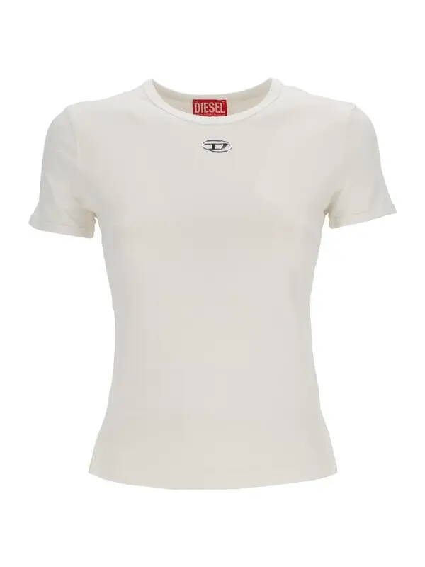 DIESEL® T-shirt With Logo Detail - White