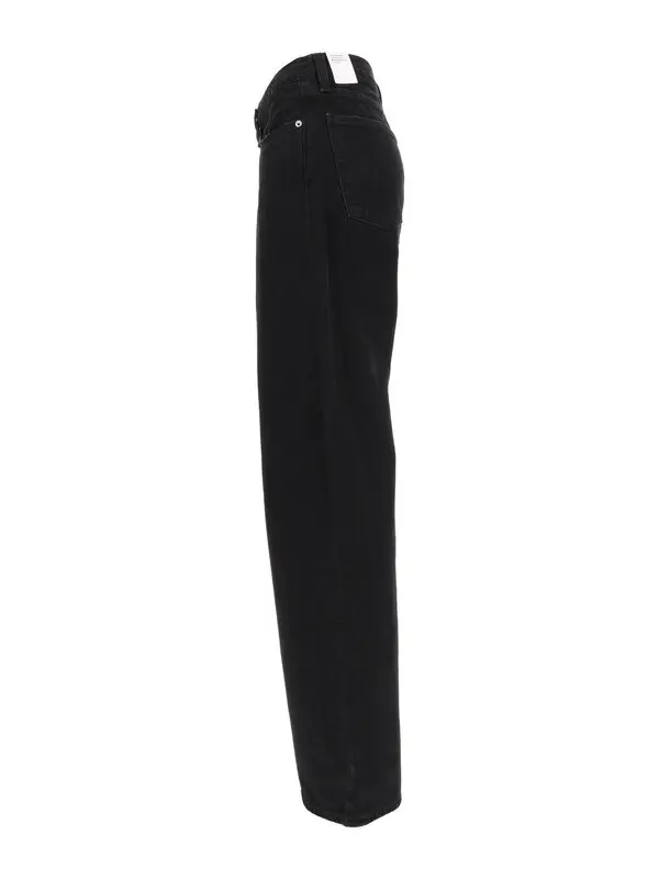 AGOLDE Luna Pieced High-rise Curved Tapered Jeans
