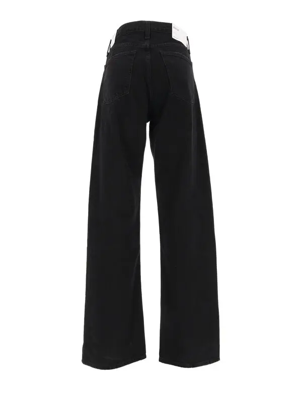 AGOLDE Luna Pieced High-rise Curved Tapered Jeans