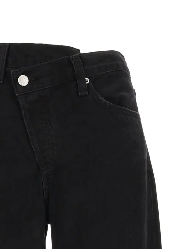 AGOLDE Luna Pieced High-rise Curved Tapered Jeans