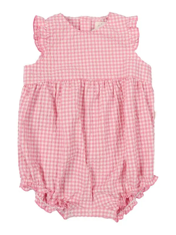 TEDDY & MINOU Checked Romper