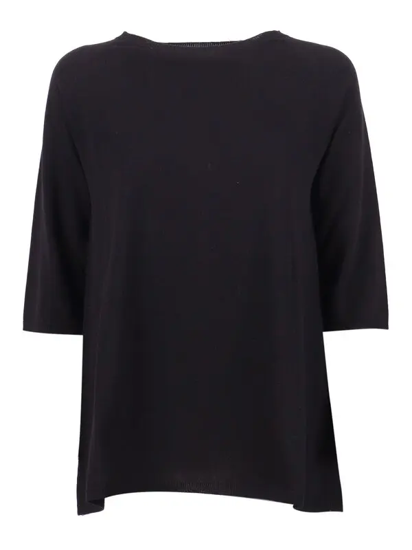 KANGRA Seamless Rasato A-line Crewneck - Red