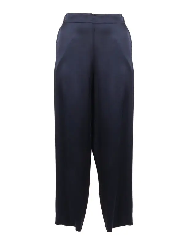 CLIPS Largo Wide Leg Trousers - Blu