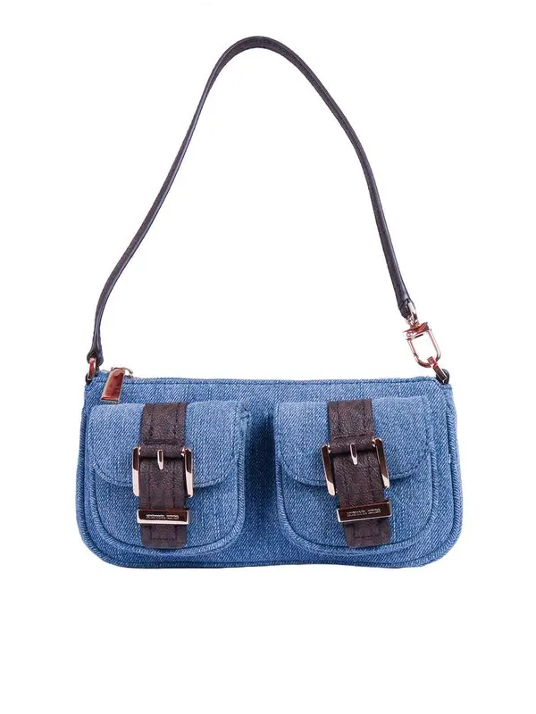 Michael Kors Denim Convertibility Pochette - Blu