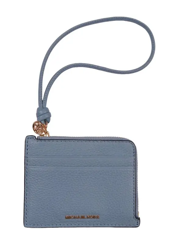 Michael Kors Sm Card Case Wristlet - Blue