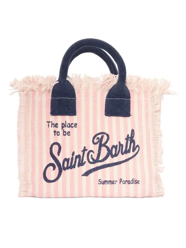MC2 SAINT BARTH Vanity Mini Bag With Striped Design