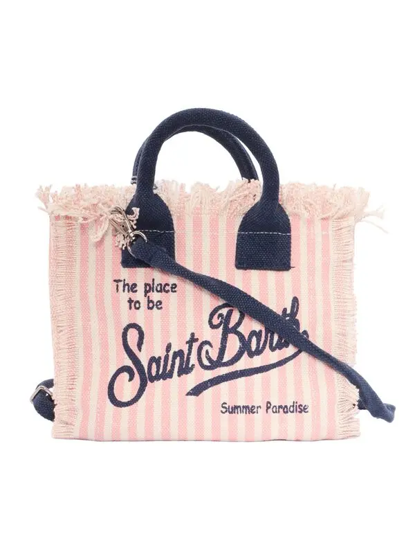 MC2 SAINT BARTH Vanity Mini Bag With Striped Design
