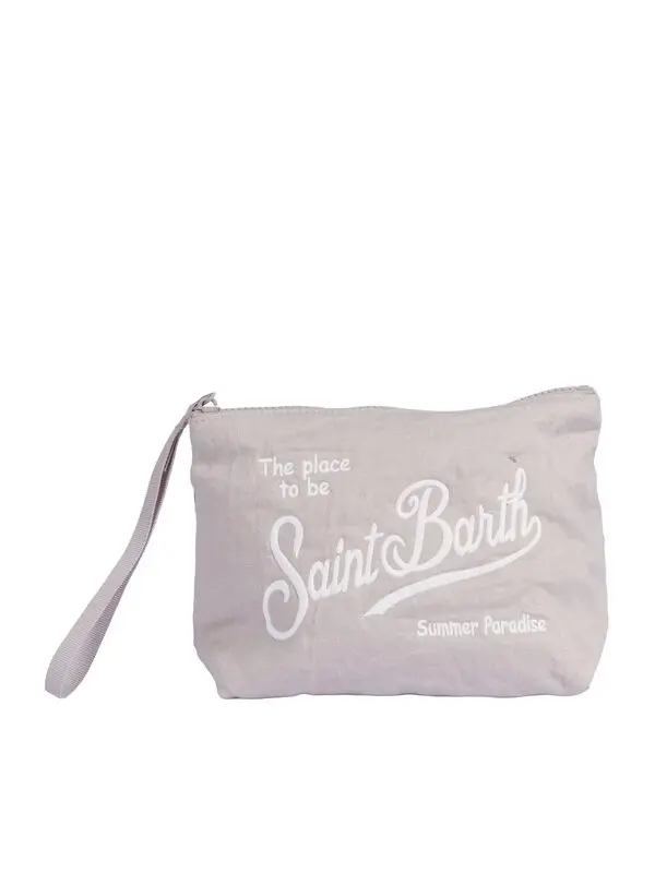 MC2 SAINT BARTH Aline Soft Linen Clutch