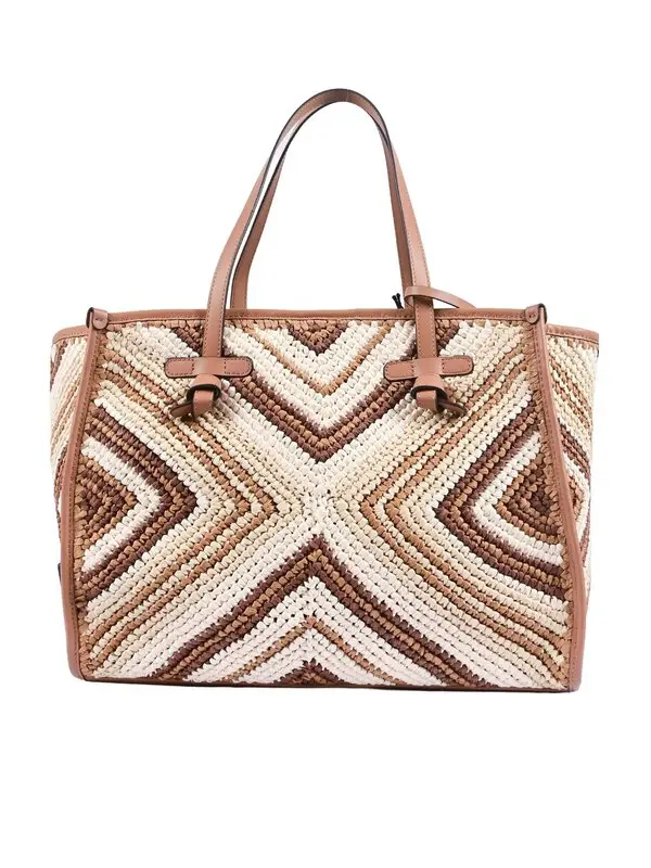 GIANNI CHIARINI Borsa Tessuto E Pelle