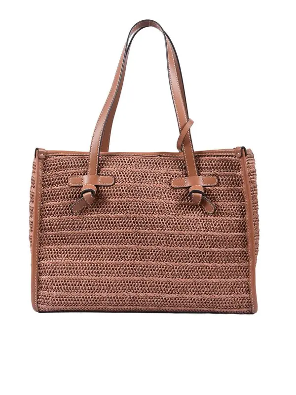 GIANNI CHIARINI Borsa Tessuto E Pelle