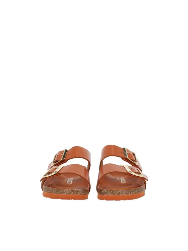 BIRKENSTOCK Arizona Hex Kurkuma Amalfi Natural Leather Sandals - Other