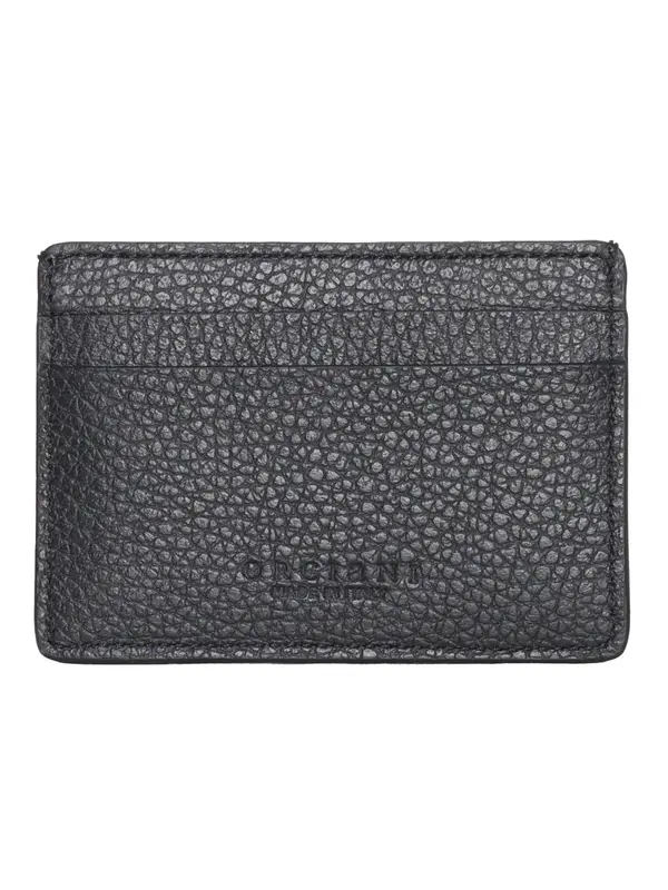 CLAUDIO ORCIANI Textured Leather Card Holder