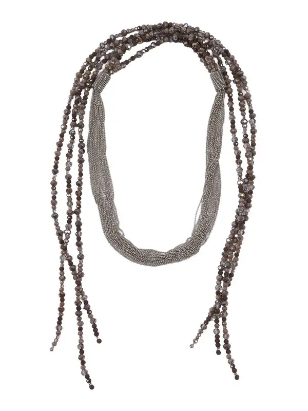 Peserico Bijoux Beaded Necklace - Red