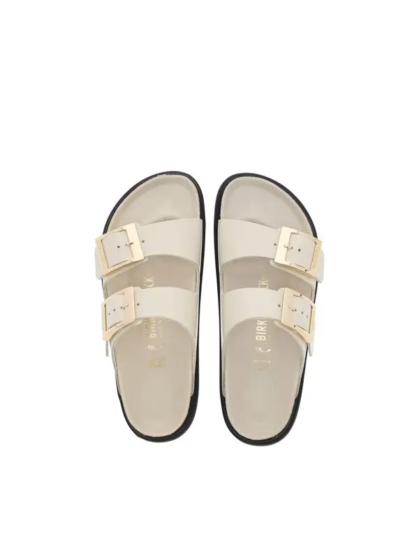 BIRKENSTOCK Arizona Db Hex Shine Ecru Sandals