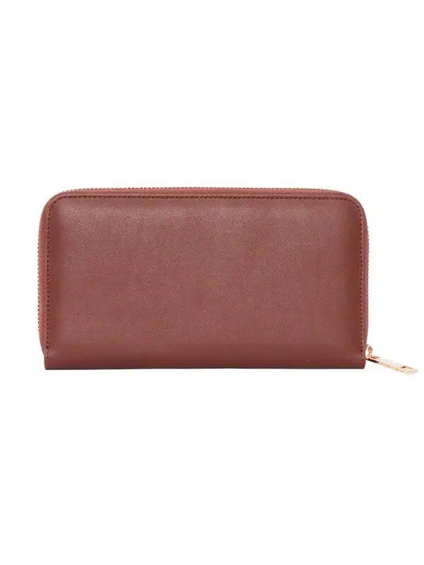 CLAUDIO ORCIANI Leather Zip Around Wallet