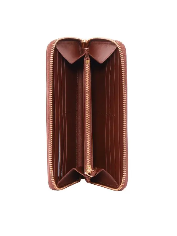 CLAUDIO ORCIANI Leather Zip Around Wallet