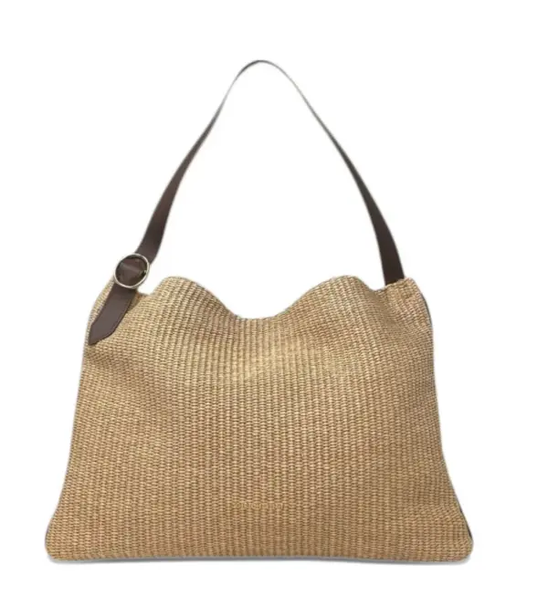 CLAUDIO ORCIANI Raffia Handbag