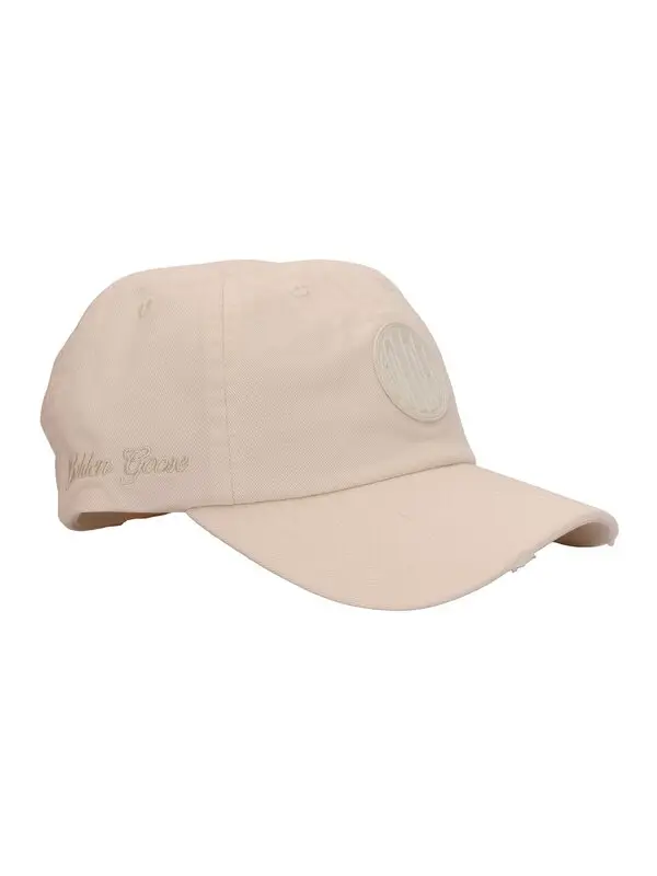 GOLDEN GOOSE Journey Baseball Cap With Mascot Patch And Gg Embroidery - White