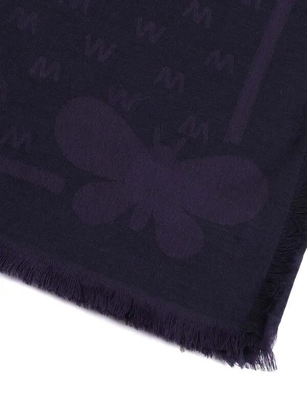 Max Mara Blue Foulard Stole