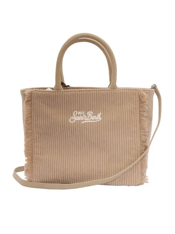 MC2 SAINT BARTH Colette Corduroy Tote Bag