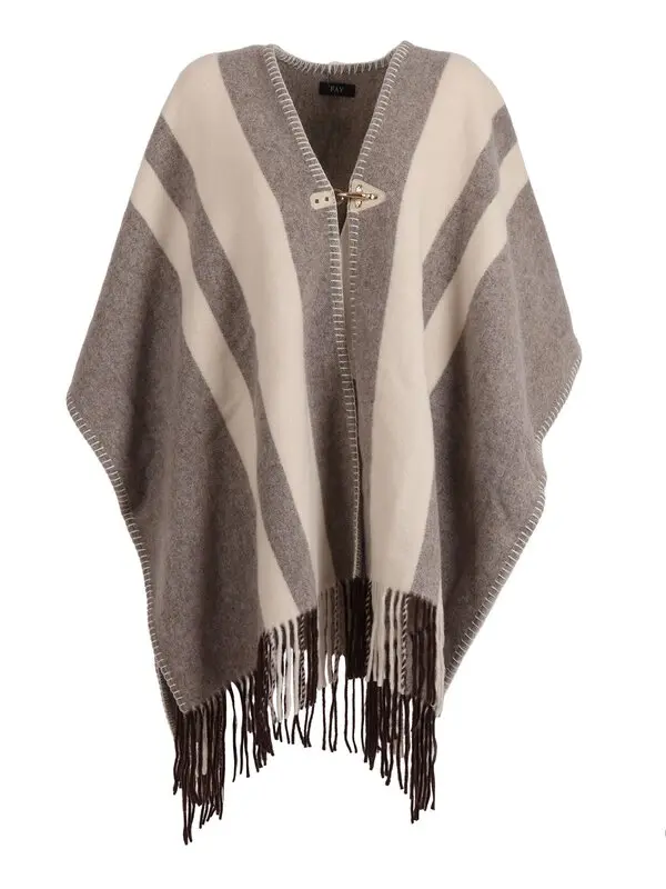 FAY Poncho Con Gancio