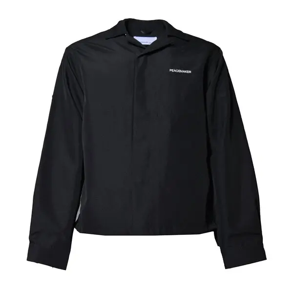 OAMC Black Collared Long Sleeve Jacket
