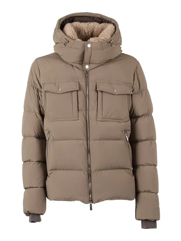 MOORER Alarick Down Jacket With Fur-lined Hood