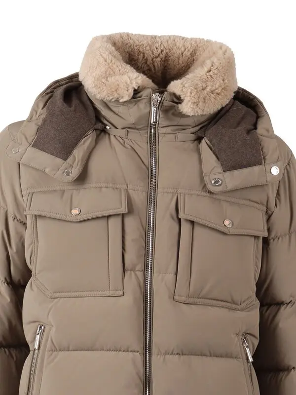 MOORER Alarick Down Jacket With Fur-lined Hood