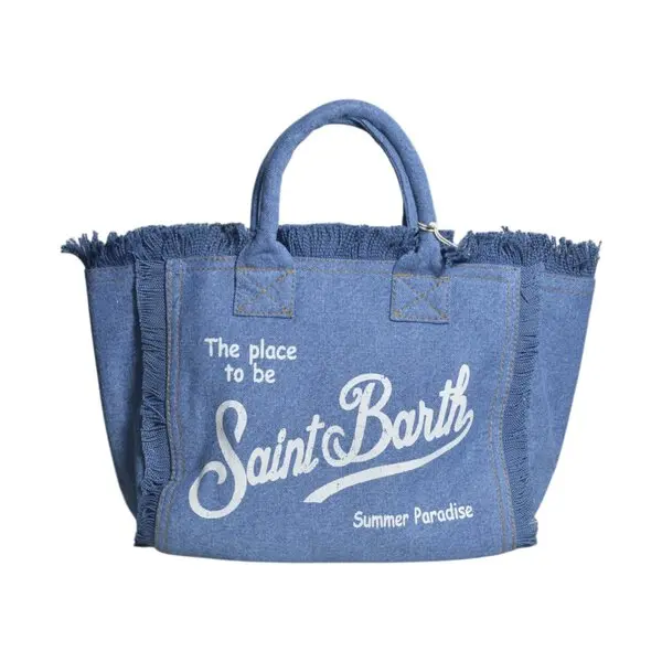 MC2 SAINT BARTH Tote Bag With Fringe Detail