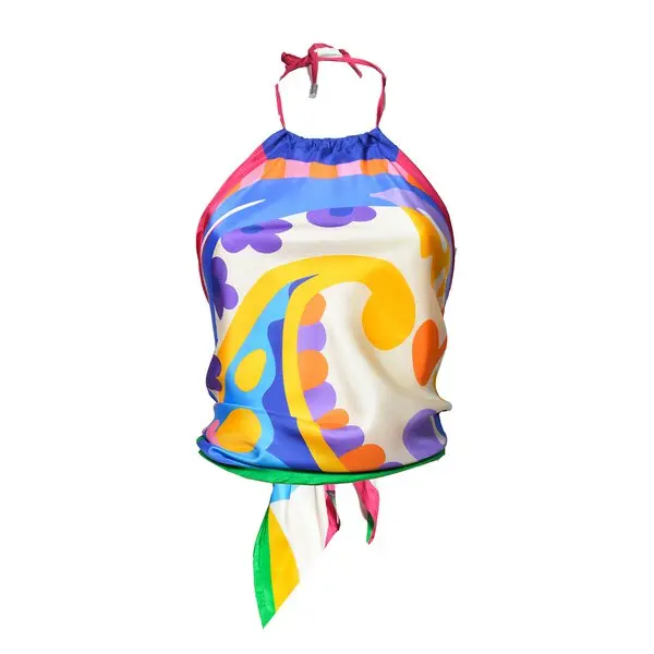 Etro Halter Neck Printed Top