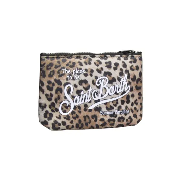 MC2 SAINT BARTH Leopard Print Pouch - Leopardato