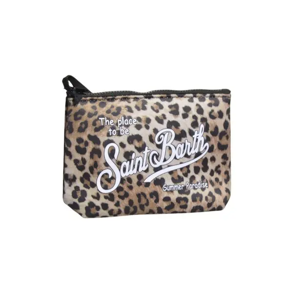 MC2 SAINT BARTH Leopard Print Pouch