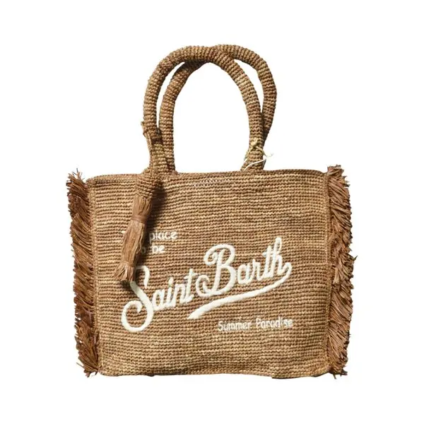 MC2 SAINT BARTH Raffia Tote Bag